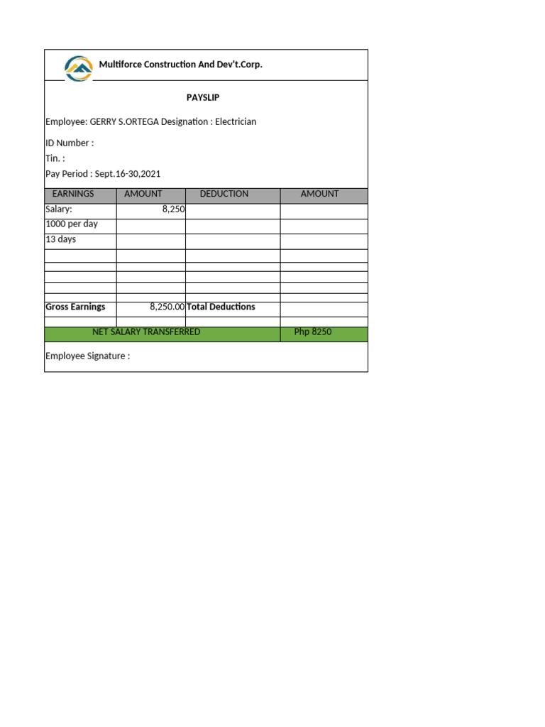 Payslip | PDF