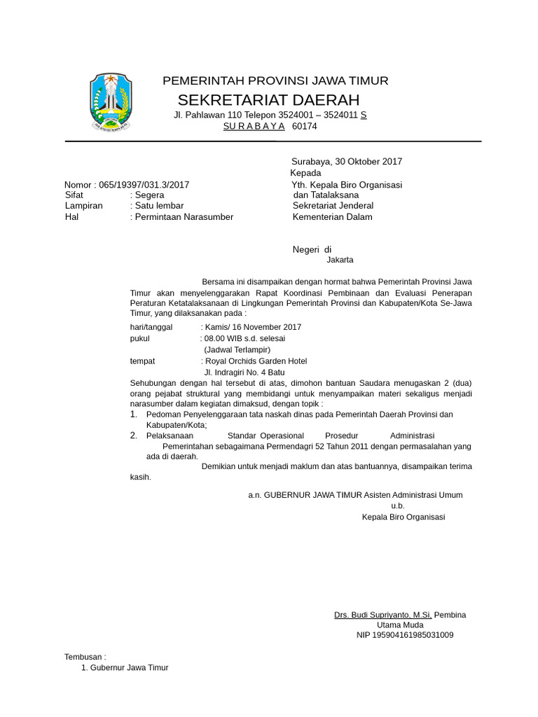 tata naskah dinas | PDF