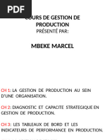 Gestion de La Production Cours 1 | PDF