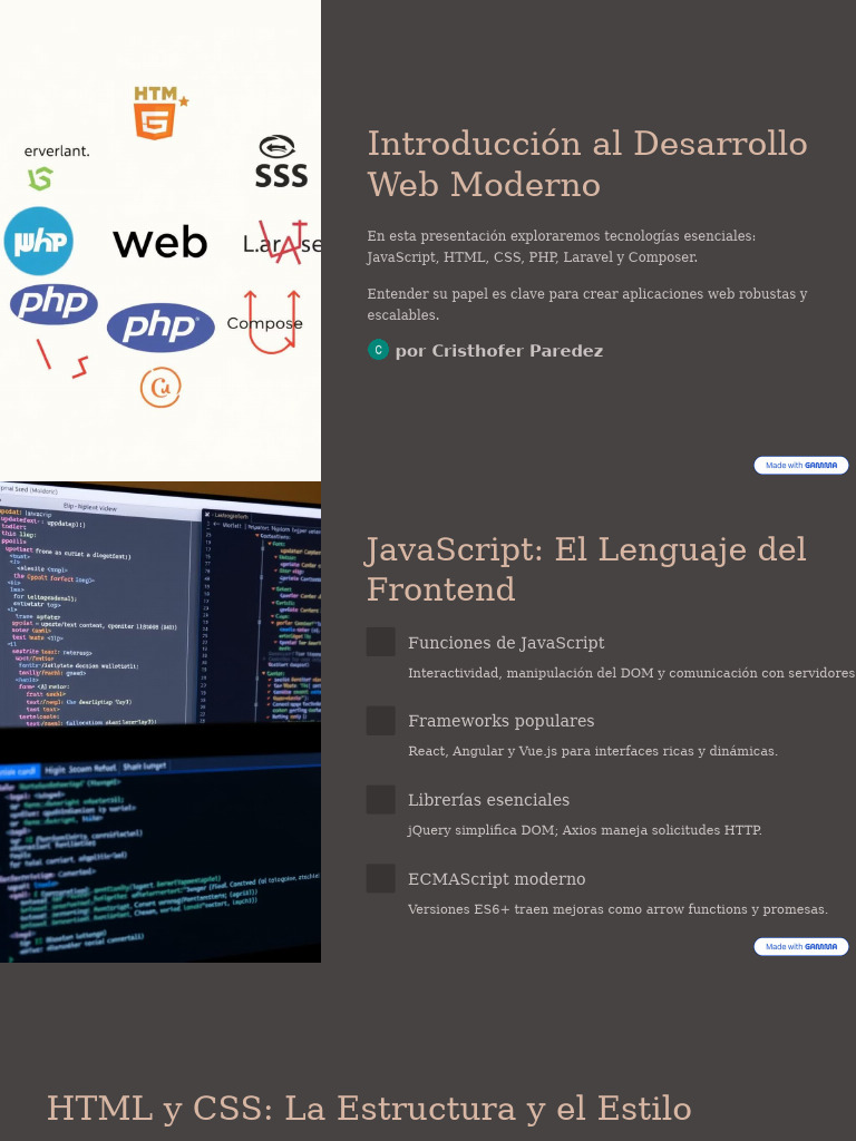 Introduccion Al Desarrollo Web Moderno | PDF | Script Java | Software