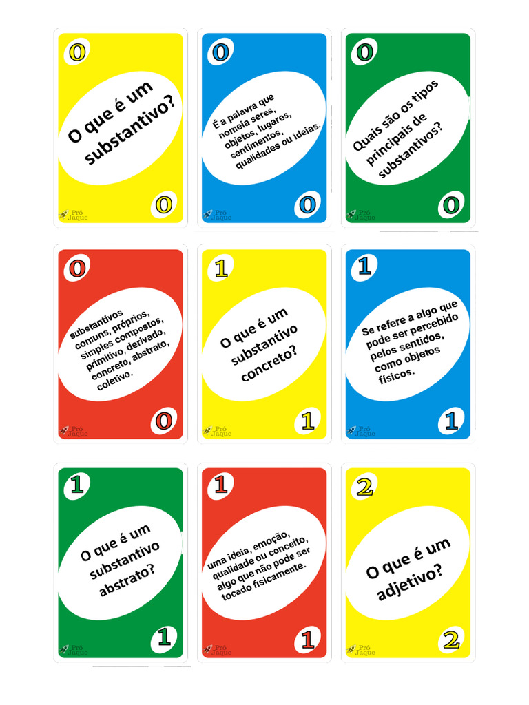 Uno Classes Gramaticais | PDF