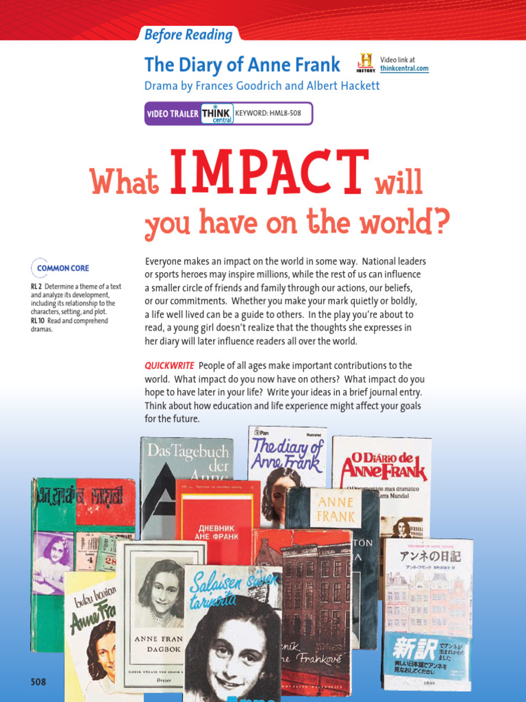 TDAF Act 1 Text | PDF | Anne Frank