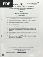 May June CSEC Biology Paper 2 - 2025 | PDF