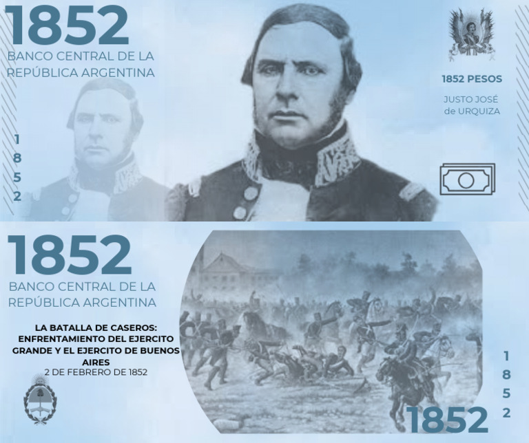 Banco Central de La República Argentina: 1852 PESOS | PDF