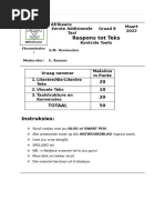 Afrikaans - Gr10 - Vraestel 3 - Oktober 2023 | PDF
