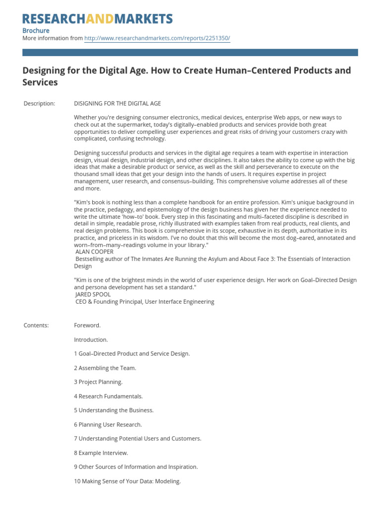 Designing For The Digital | PDF | Computing