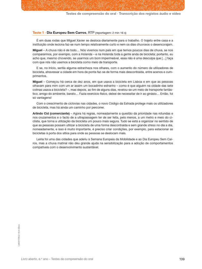 Lab6 Teste Oral 1 Trans Pdf Holanda
