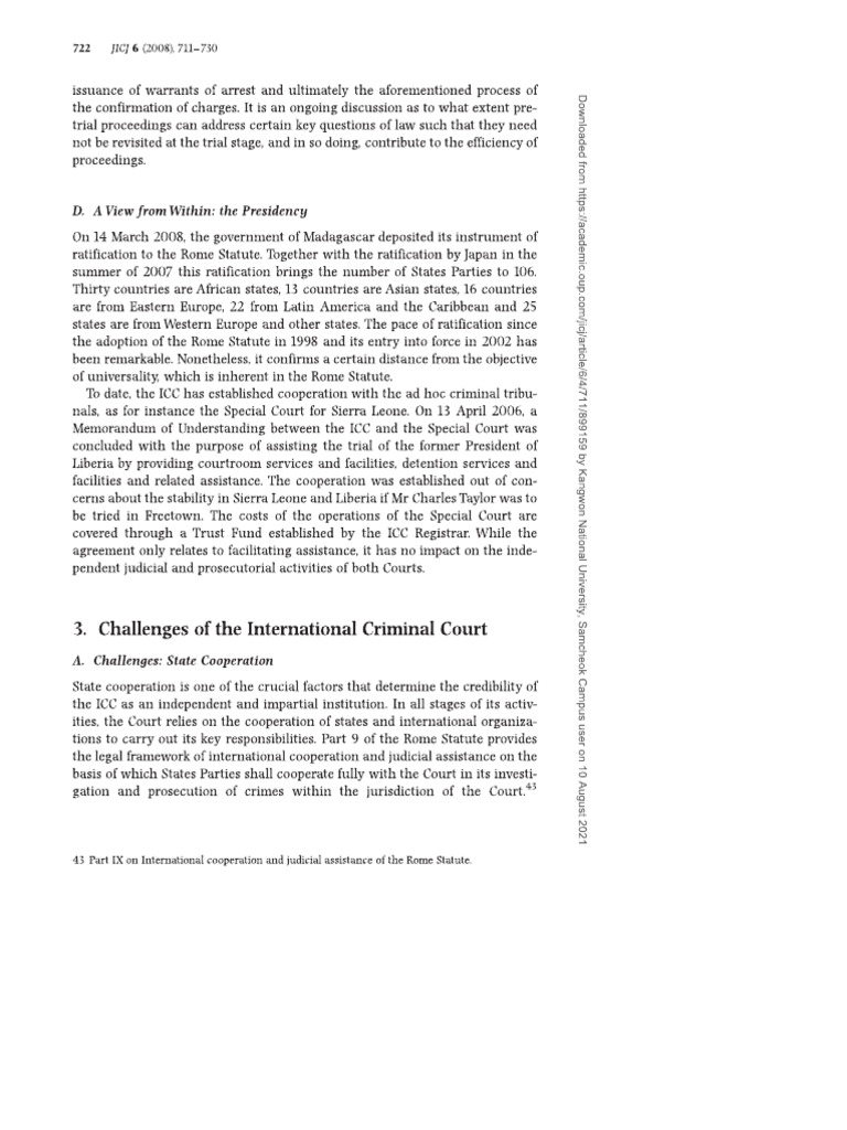 Failures of The ICC | PDF