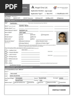 CIF Creation Form Indian Bank | PDF