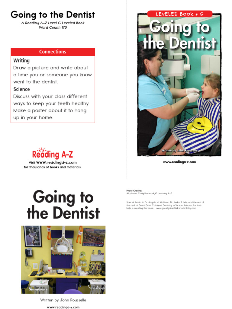 RAZ G L09 Going To The Dentist | PDF | Dentistry | Health Care