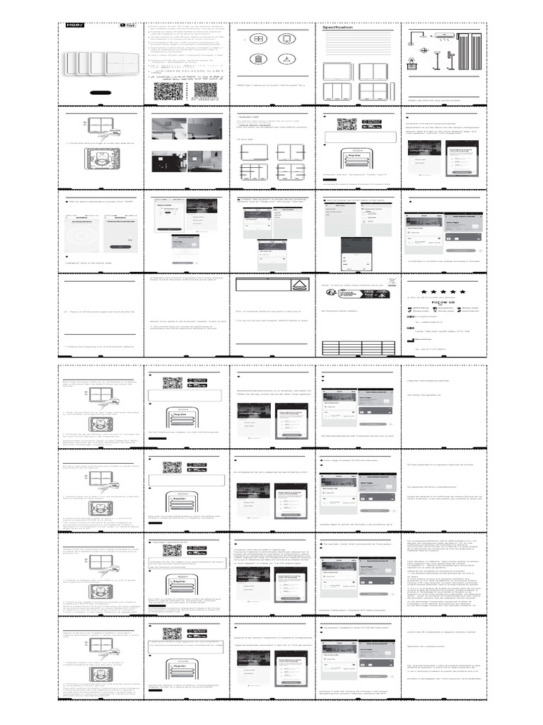 Smart Home Scene Switch Manual | PDF | Internet Of Things | Electrical ...