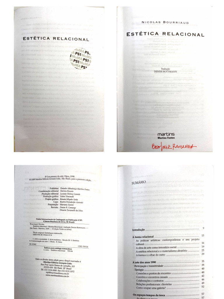 BOURRIAUD, Nicolas Estetica Relacional | PDF