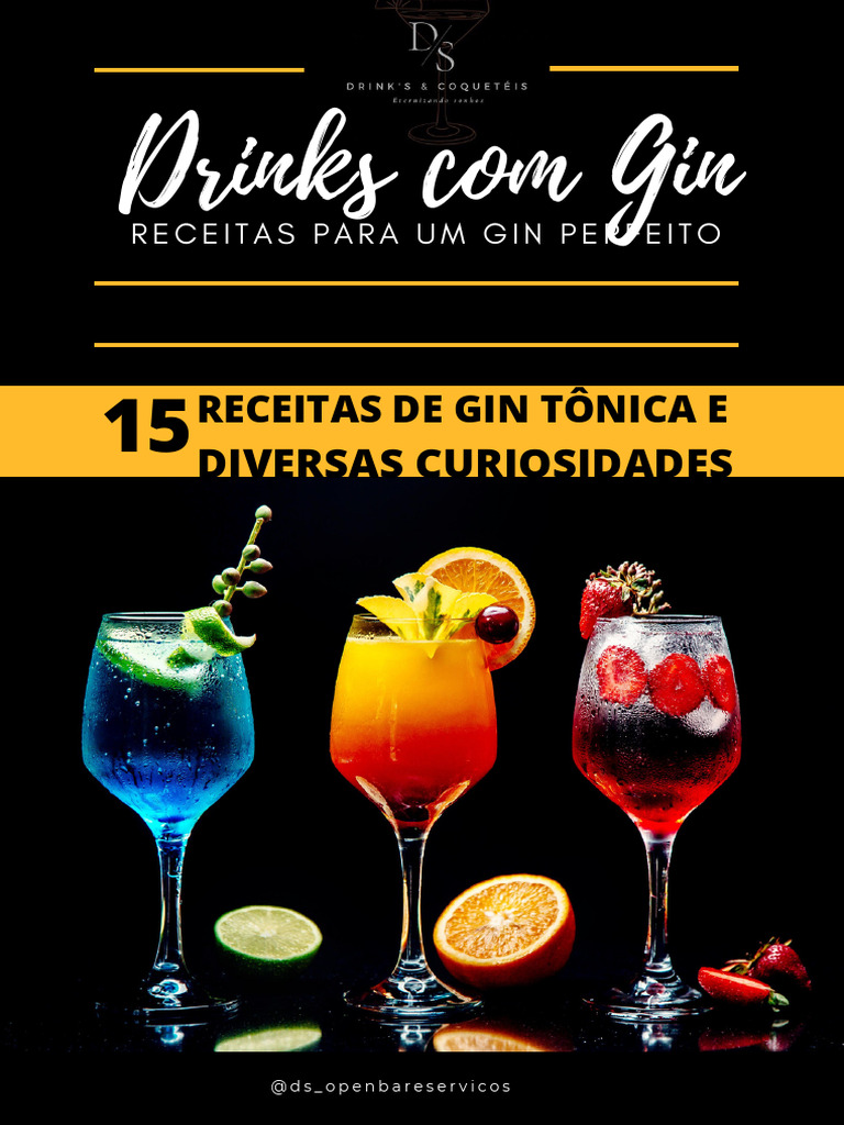 Drinks Com Gin (1) .PDF - pdf2 | PDF | Gin | Bebidas destiladas