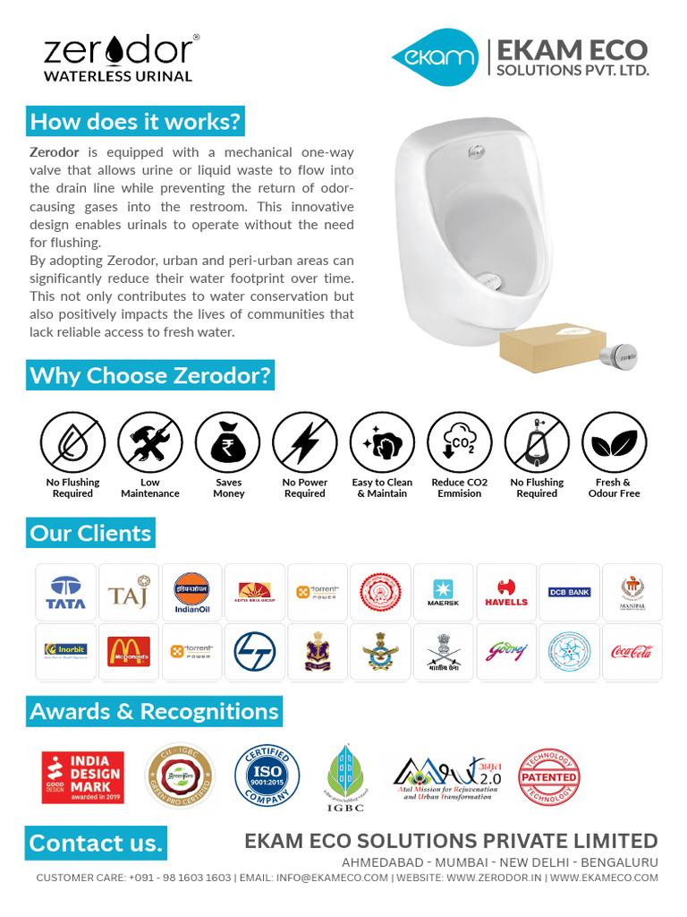 Zerodor One Page Brochure | PDF