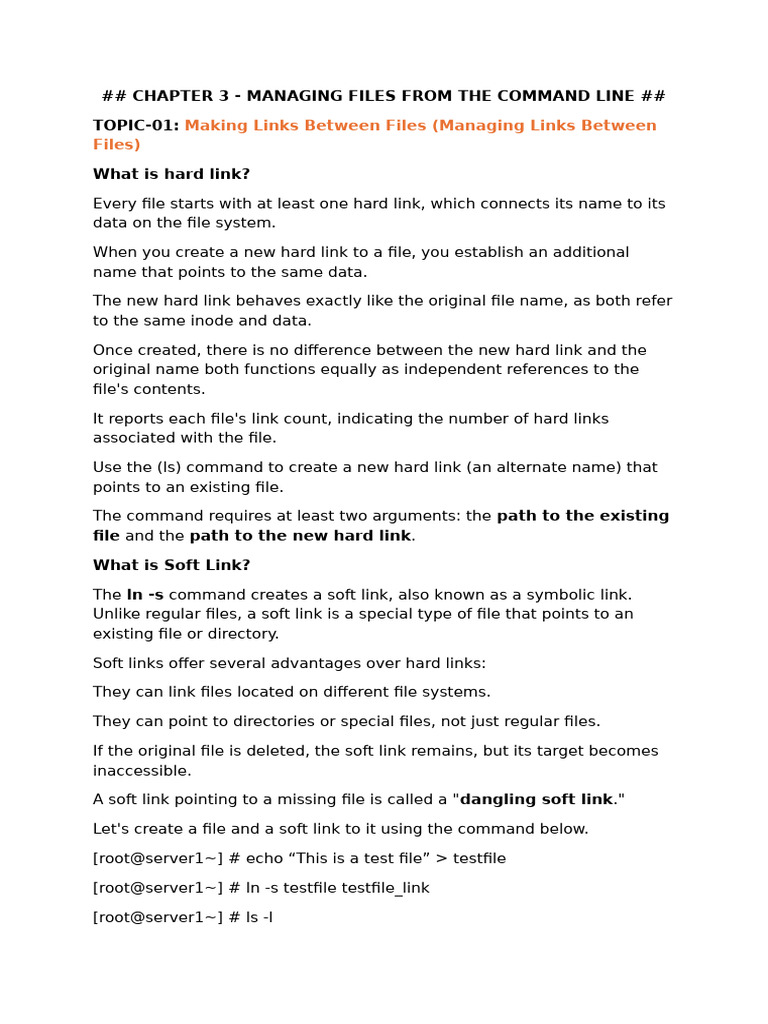 Craw Security RHCSA (SA1) - Class - 05 | PDF | Computer File | Directory (Computing)