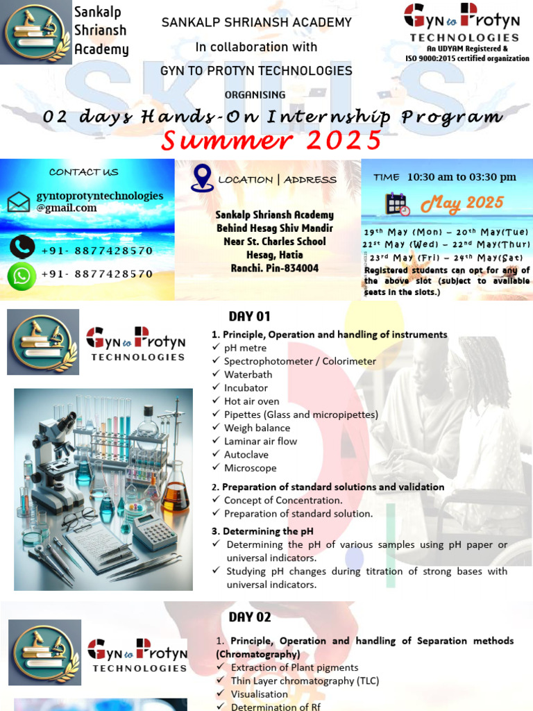 Skill Enhancement Program SUMMER 2025 - GyntoProtyn - 250501 - 194205 ...
