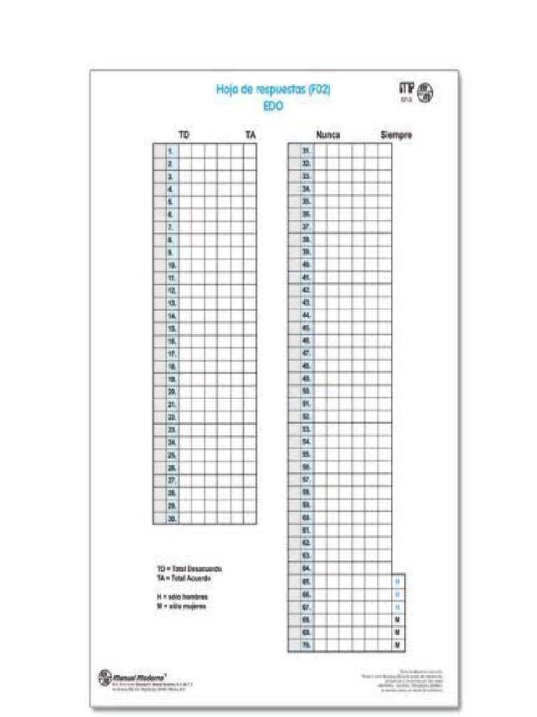 Hoja de Respuesta EDO | PDF