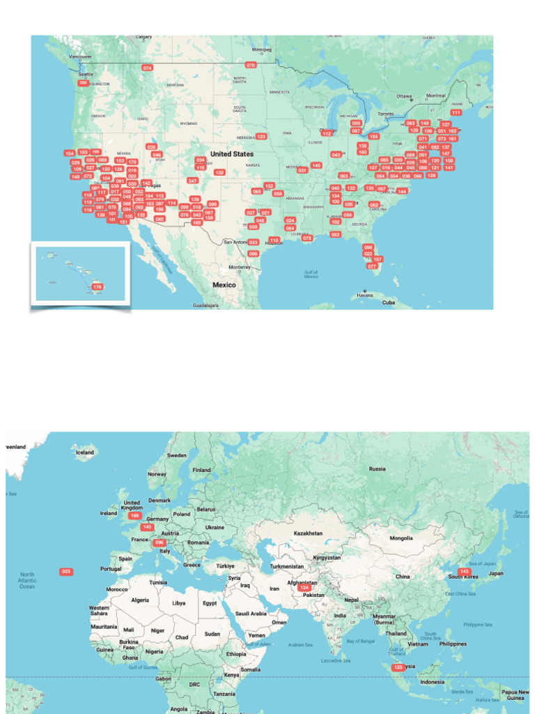 Facilities Map and List | PDF