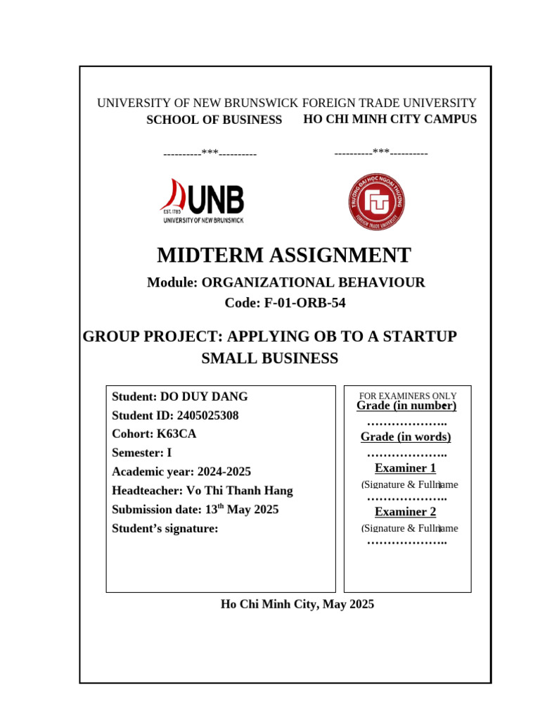 OB_Đỗ Duy Đăng | PDF | Chocolate | Cocoa Bean