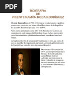 Biografia de Vicente Ramon Roca | PDF