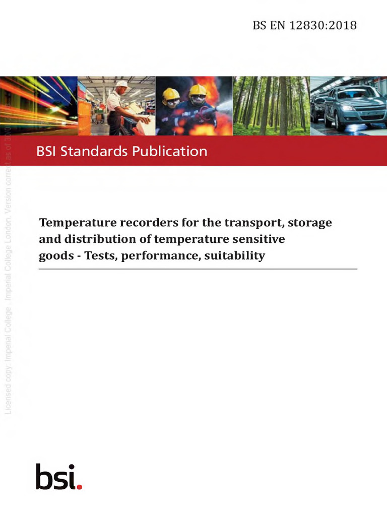 Temperature Recorders For The Transport, Storage and Distribution of ...
