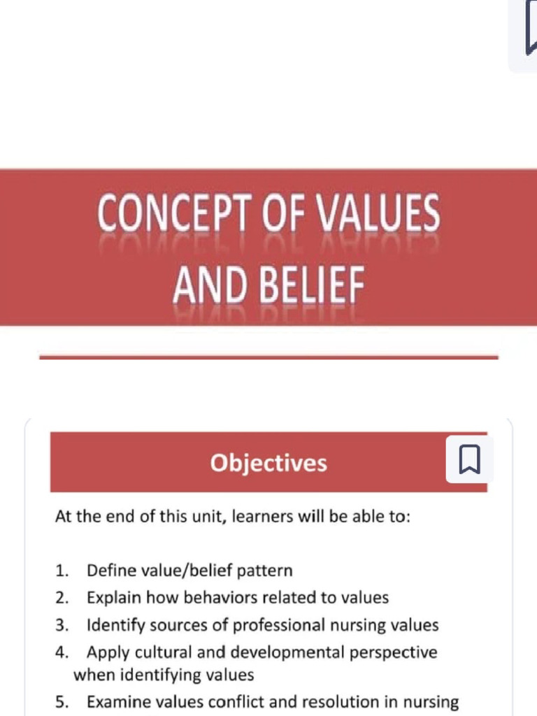 Unit 2.concept Value and Belief | PDF
