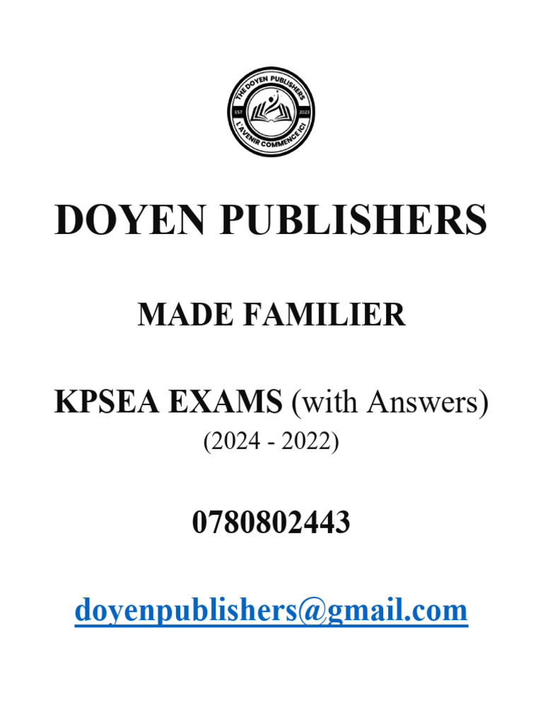 KPSEA - MADE FAMILIER 2022 - 2024 | PDF | Mosquito | Learning