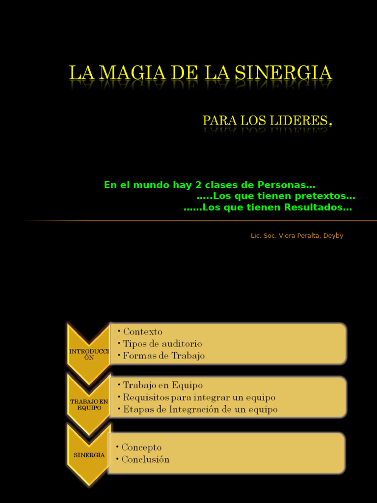 La Magia de La Sinergia | PDF