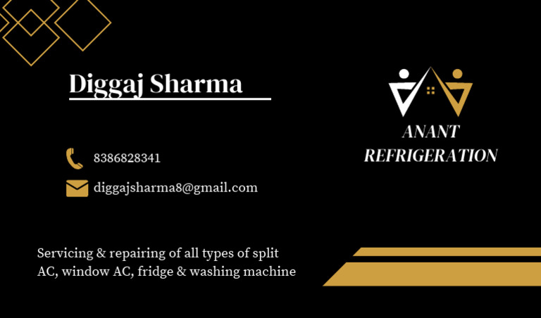 AC & Appliance Repair Visiting Card | PDF