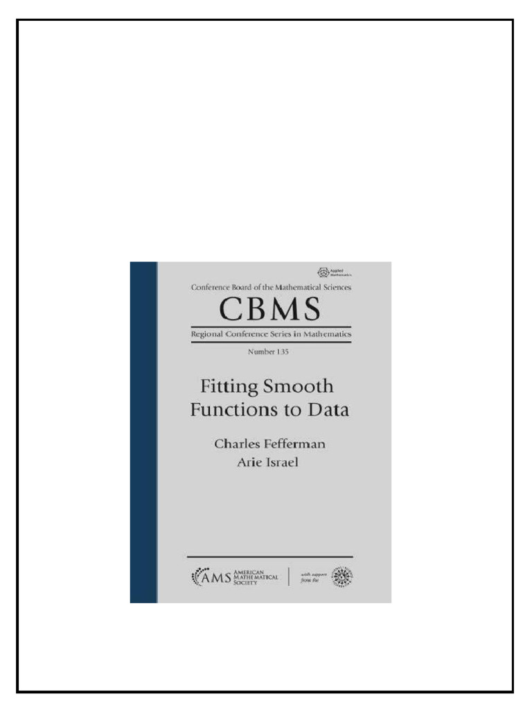 Fitting Smooth Functions To Data Charles Fefferman Arie Israel download | PDF | Function ...