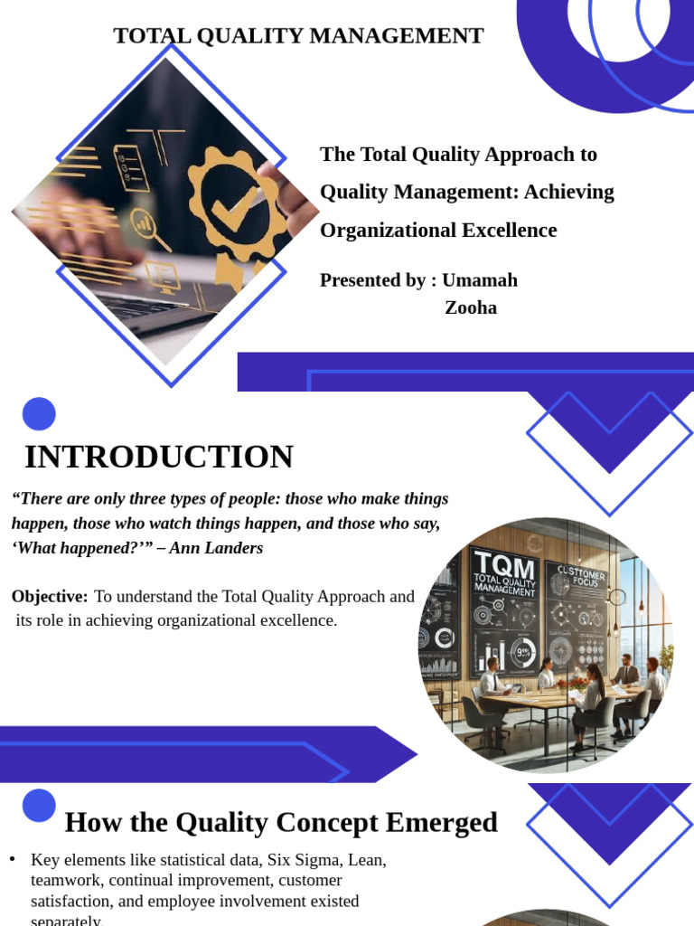 Chap 1 Total Quality Management | PDF | Quality Management | Quality (Business)