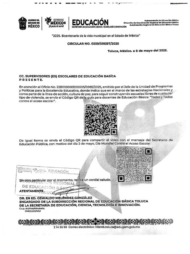 Circular 0259-Srebt-2025 | PDF