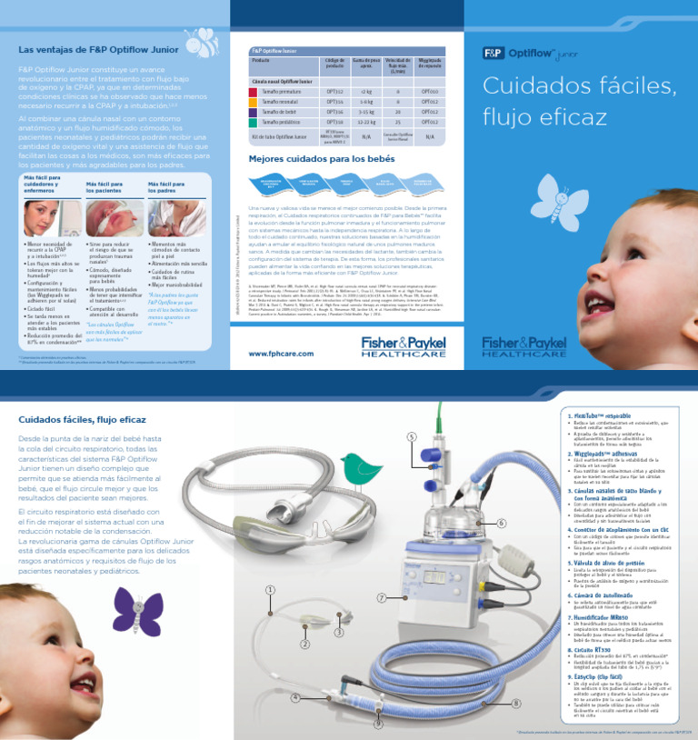 Catalogo Canula para Terapia de Alto Flujo Neonatal | PDF | Medicina ...