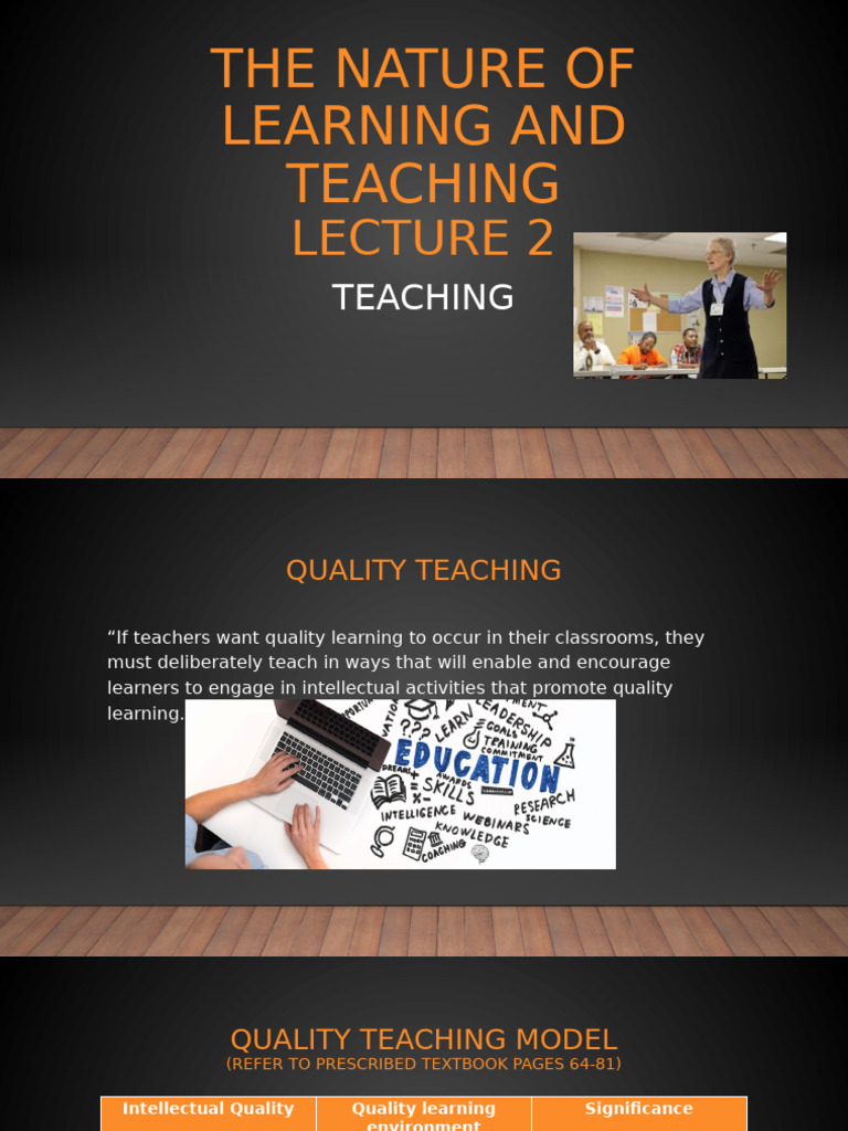 Quality Teaching Strategies Explained | PDF | Learning | Knowledge