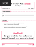 2025 Grade 8 Drama Answers or Responses | PDF