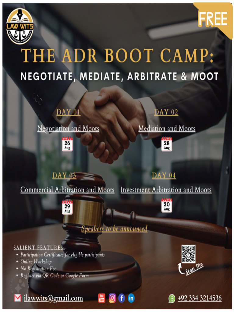 The ADR Boot Camp | PDF