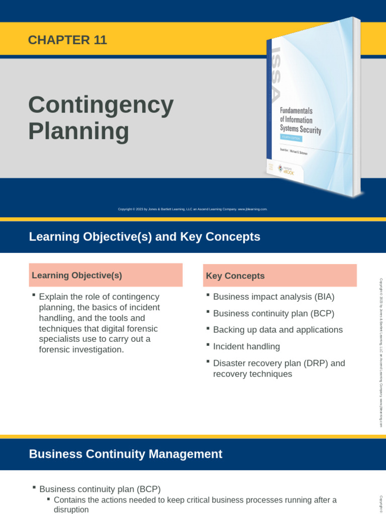 Contingency Planning Essentials | PDF | Backup | Information Technology ...