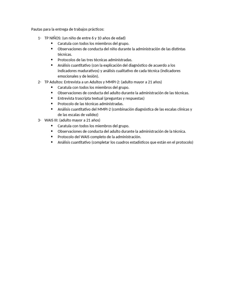 Pautas para La Entrega de Trabajos Prácticos - FM-TT | PDF