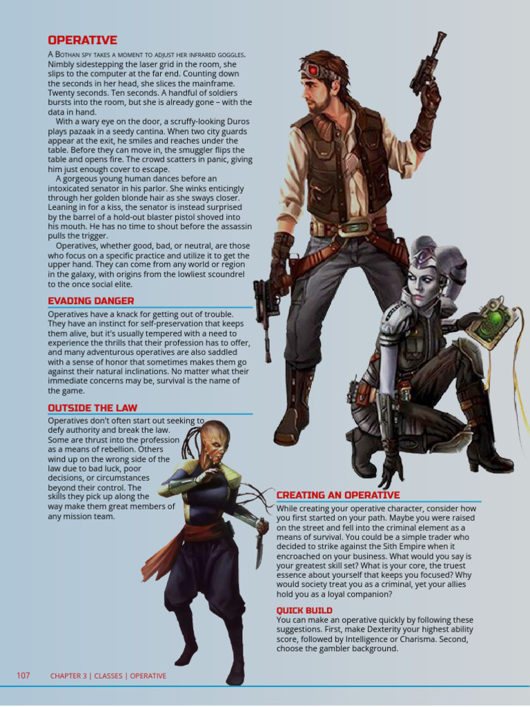 SW5e - Player's Handbook (Dragged) | PDF