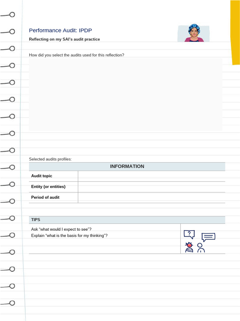 Performance Audit Reflection Guide | PDF | Audit | Accounting