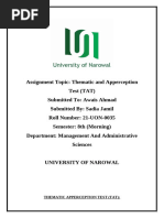 TAT Administration and Interpretation Guide | PDF | Behavioural ...