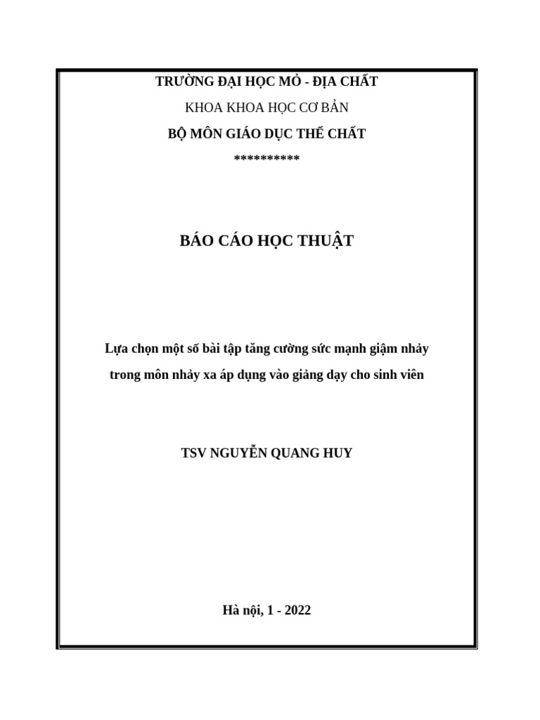 BCHT K I 2021 - 20 22 | PDF