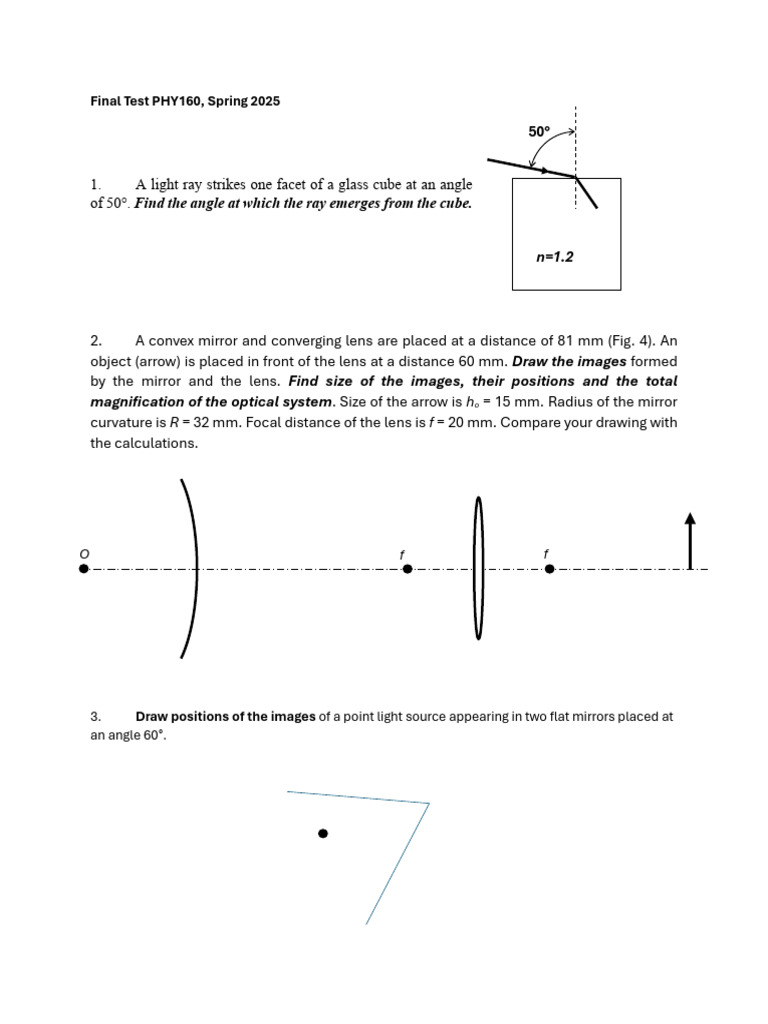 Final Test Preparation Spring 2025 | PDF