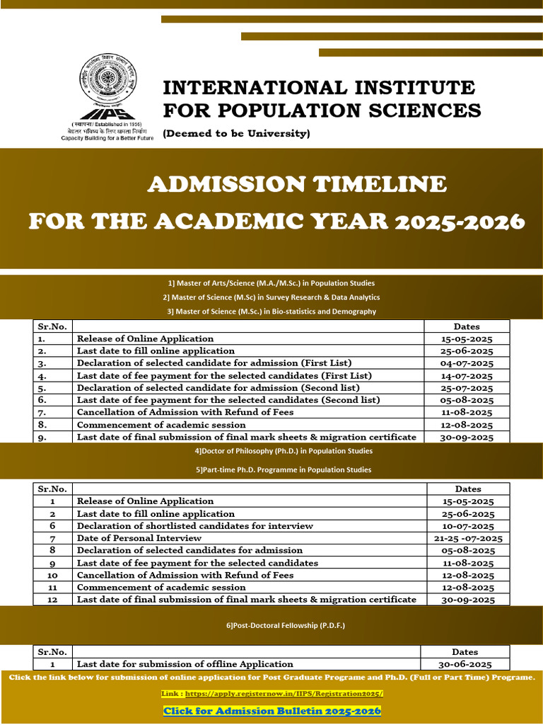 Final Timeline 2025 2026 - 1 - 0 | PDF | Doctor Of Philosophy | Academia