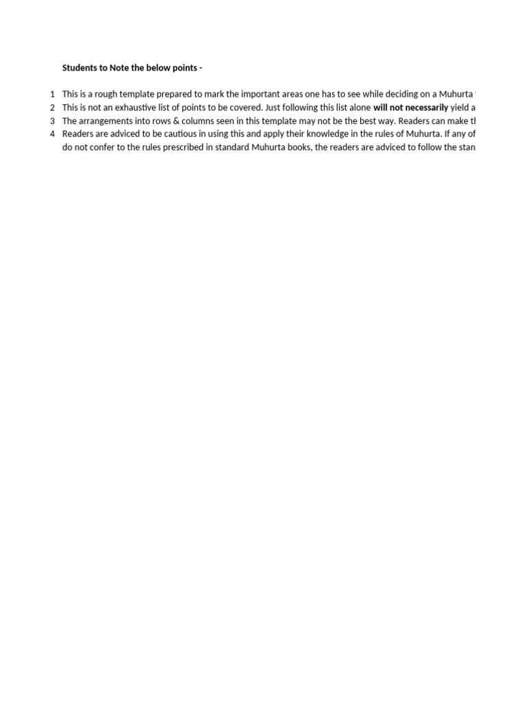 Muhurta Guidelines for Chaturdashi | PDF | Planets In Astrology ...