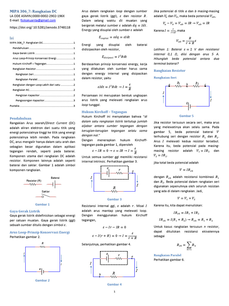 Rangkaian DC DC Circuit | PDF