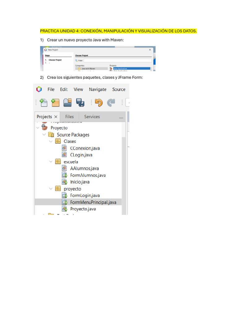 Avance Parte 1-PRACTICA UNIDAD 4 | PDF | Mi sql | Software