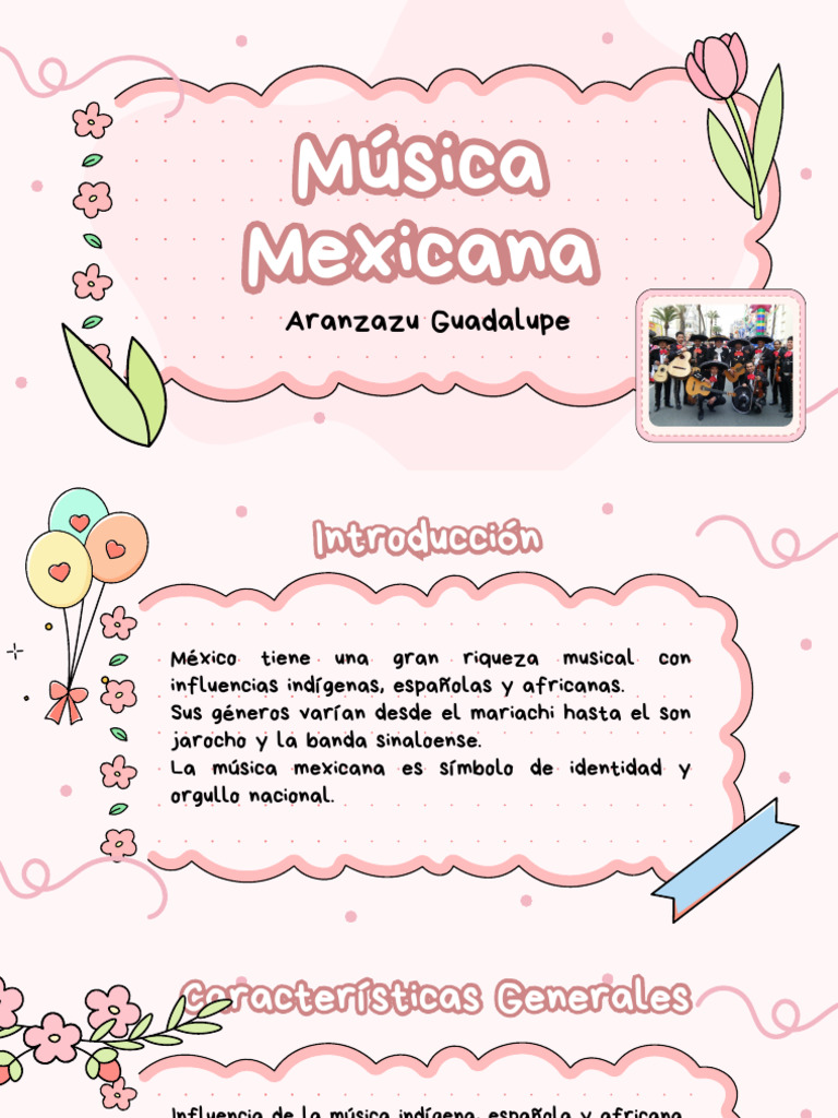 Características de la Música Mexicana | PDF