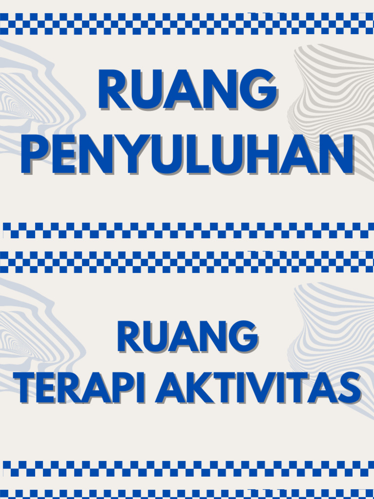 Ruang Terapi dan Perawatan Kesehatan | PDF