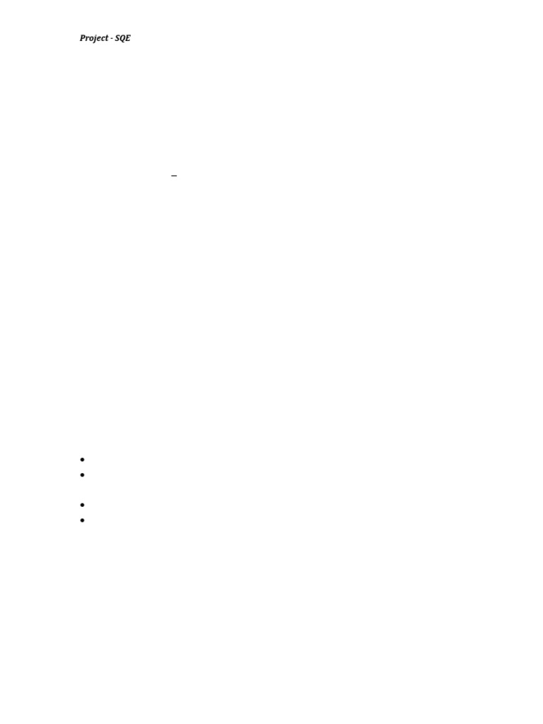 SQE Project Template SRS Assignment | PDF | Software Quality | Software